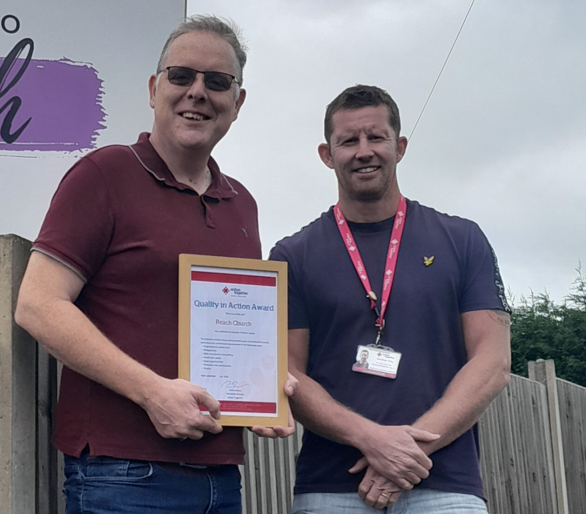 Reaching New Heights | Reach Church achieves Quality in Action Award ...